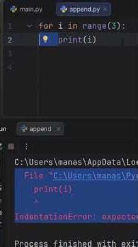 Python Beginner Mistake: Indentation Matters! @AdvancedCodingLab