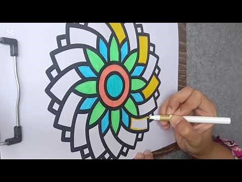 Relaxing Mandala Coloring for Stress Relief | Calm & Peaceful Art Therapy