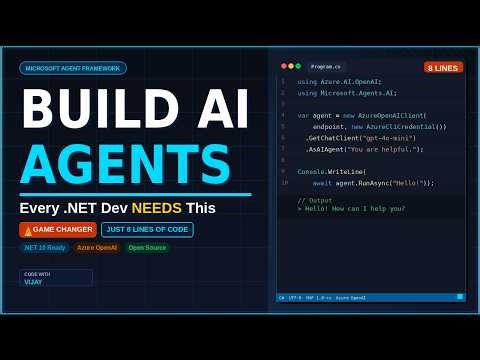 Microsoft Agent Framework Explained — Build AI Agents in C#