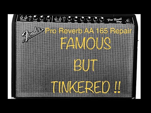 Fender Pro Reverb repair and overhaul