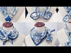 Classy & Chic: Step-by-Step Scarf Tutorials for a Luxury Look #accessories #ootd #scarfstyle