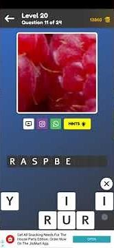 Zoom Quiz General Level 20 Answers