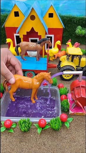 diy tractor video mini water pump science project #cartoon #ytshorts #tractor