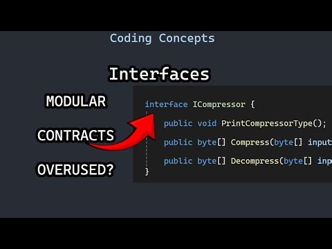 What are interfaces? Are they overused? - Coding concepts