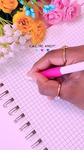 🩵✨💜 Celtic Knot… There’s something so calming about drawing Celtic knots—the endless loops, the flowing lines, and the deep symbolism of eternity and connection. These timeless designs have found their way into many art forms, and I absolutely loved adding my own touch to it. Perfect for those quiet, mindful moments with a pen and paper. ✨ Have you ever tried drawing one? Let me know! #CelticKnot #LineArtLovers #MindfulArt #MandalaInspiration #ArtWithMeaning #PatternArt #SacredGeometry #FlowAr