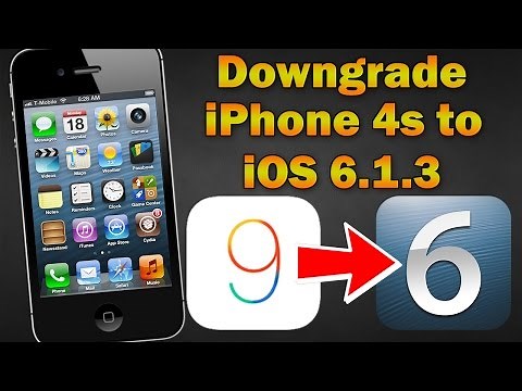 How to Downgrade iPhone 4s From iOS 9.3 to iOS 6.1.3 (Without SHSH Blobs)