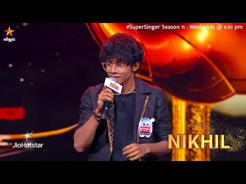 Glimpse of Madai Thiranthu Song by #Nikhil 🔥 | Super Singer Season 11 | Episode Promo
