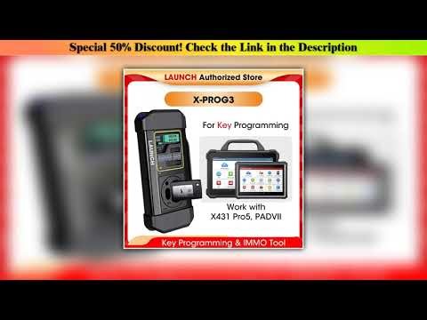 Today Only LAUNCH X431 X-PROG 3 Car Key Programmer Obd2 Scanner XPROG3 Immobilizer Smart Keys Remot
