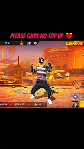 PLEASE NO TOP UP GUYS 💔😣 #freefire #freefirelinggo #freefirebrasil #freefirememe #garena #freefirenews #freefireyoutubegaming #freefireyoutubegamer #freefiregame #freefiregarena #garenaff #freefiremobile #freefirebooyah #freefiresquad #freefirestudio #freefireshare #freefirebattleground #freefiretournamentonline#freefiregameplay #freefirebattleground | TG GAMER