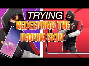 UNBOXING & TRYING TO REDEEM THE IKONIK SKIN
