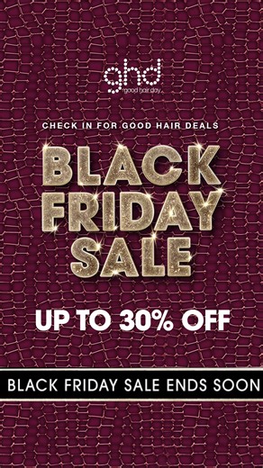 ghd® Chronos Black Friday Alert 🚨 Save £85 AND an extra 5% off PLUS a free gift with code EXTRA5 🖤 Shop now for free delivery. #ghdblackfriday | ghd