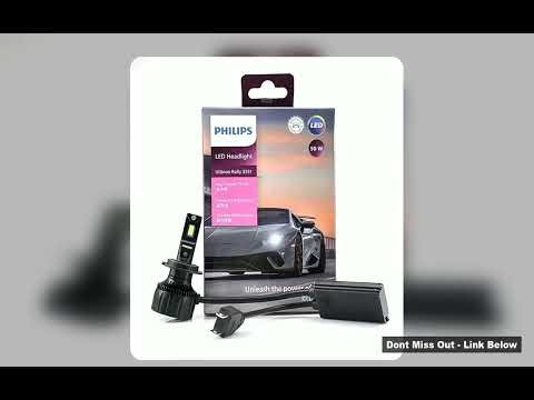 Philips LED H7 Ultinon Rally 3551 Max Power 50W 4500LM Car Headlight 6500K White LED Lamps Max Lumen