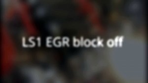 LS1 Egr Block off