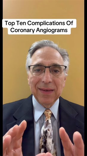 4.5K views · 855 reactions | Top 10 potential complications of coronary angiograms. Help me educate others. #health #medicine #heart #healthcare #fyp #healthcare | Evan Levine | Facebook