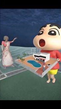 Franklin Vs Giant Shinchan In Indian Bike Driving 3D #shortsfeed