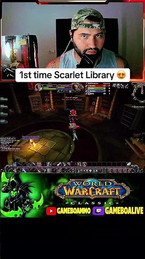 Scarlet Library WoW Classic😍 #wowclassic #worldofwarcraft #mmorpg