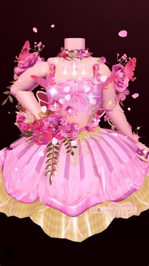 moshipitchy 💗🌷 on Instagram: "˚₊۶ৎ˙⋆ 💐 Fairy Dress Combo in Royale High | Tutorial #royalehigh #reels #royalehighoutfits"