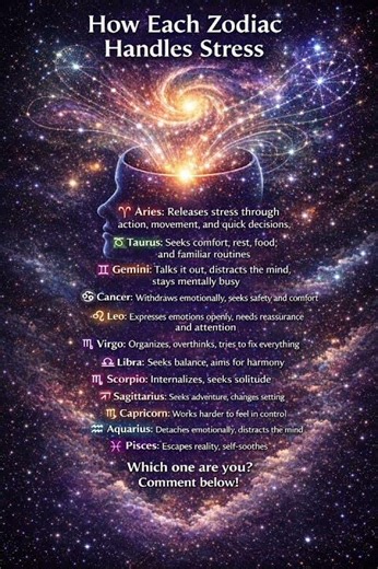 How each Zodiac Handles Stress #stress #zodiacpsychology #short