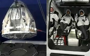 SpaceX全平民机组返回地球：返回舱成功溅落 四人冲镜头激动挥手