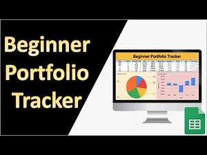 Beginner Portfolio Tracker in Google Sheets Tutorial! (Step by Step)
