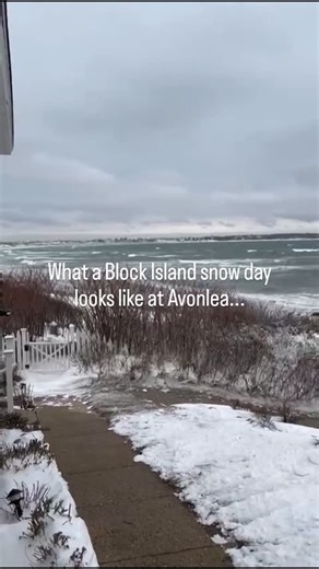 Snow days can be quite magical on Block Island. Book your stay on blockislandinns.com or call 401-466-5891 | Block Island Inns
