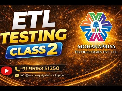 ETL Testing Class 2 | ETL Process Flow & Source to Target Mapping | Full Course