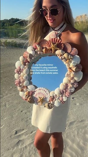 Seashell DIY | Coastal Decor Made from Shells at the Beach & Vintage Finds