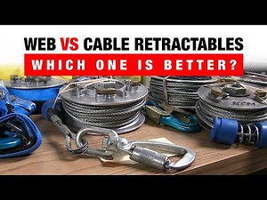 Web Retractable vs. Cable Retractable Fall Protection Systems: Which is the Best?