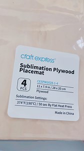 I had a wood sublimation placemat in my stash and decided to make a sign with it instead. I'm loving the result! What do you think? | Michelle's Party Plan-It by Michelle Stewart