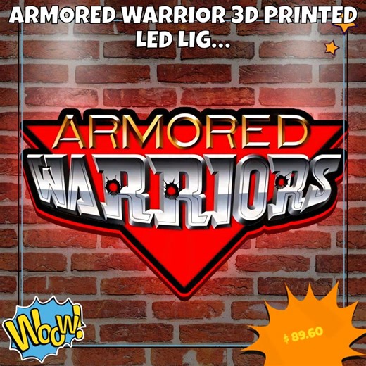 Level up your gaming space! 🎮✨ Introducing the Armored Warrior 3D Printed LED Lightbox—your new gaming room essential! 🛡️ This captivating lightbox not only illuminates your favorite heroes but sets the perfect mood for epic battles and chill nights alike. With stunning designs and vibrant colors, you'll create an atmosphere that sparks joy every time you step into your gaming haven. Transform your ordinary wall into an extraordinary battleground for just $89.60! 💡😎 Why settle for basic deco