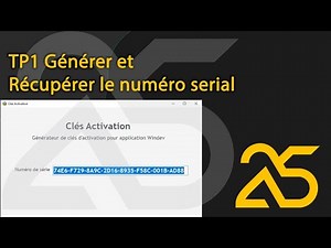 WINDEV-POO Lab 1: Generating and Retrieving the Serial Number