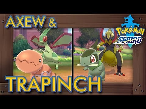 Pokémon Sword & Shield - How to Catch Trapinch & Axew