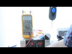 Stall Torque Demonstration on Samll DC PM Motor