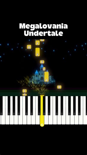 Megalovania - Undertale Piano Tutorial