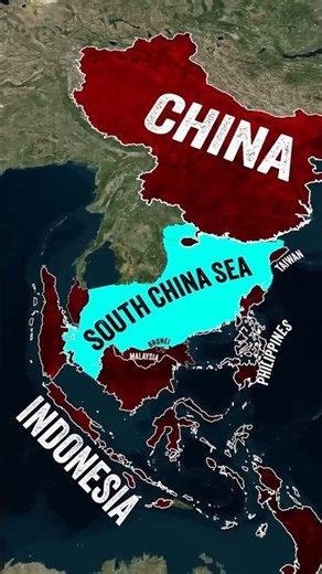 South China sea Bordering Countries #southchinasea #southchina #southchinaseadispute #china #india
