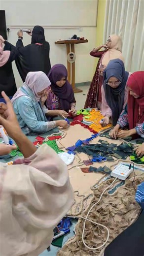 Victory in Every Stitch: A Cultural Journey Through Bangladesh In honour of Victory Day 2025, Al Hekmah International School presents a divisional representation of our beloved Bangladesh. This collaborative masterpiece, crafted by our dedicated students and teachers, showcases what makes each corner of our nation legendary: Dhaka: the timeless artistry of jamdani Rajshahi: the strength and elegance of silk Mymensingh: the whispered stories of nakshi kantha Sylhet: the serenity of rolling tea ga