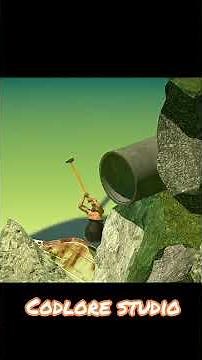 Getting Over It Gameplay #gettingoverit #gamingshorts