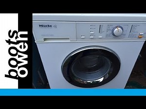 Miele W418 how to clean lint filter