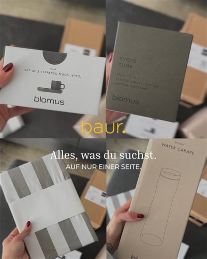 Bei uns findest du alles, was du suchst! 🛍️ Von trendiger Mode über praktische Accessoires bis hin zu stylishen Wohnideen – wir haben die perfekte Auswahl für jeden Bedarf. Shoppe nach Herzenslust: www.baur.net/shoppingtime. | BAUR
