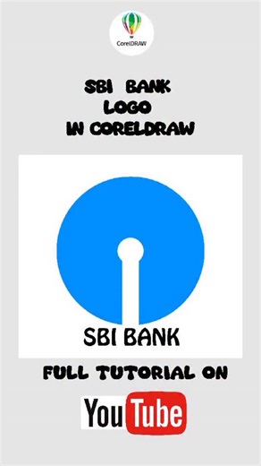 Madhav Corel on Instagram: "Sbi Bank Logo In Corel Draw #coreldrawdesign #viral #trendingreels #photoshop #shortsvideo #coreldraw"