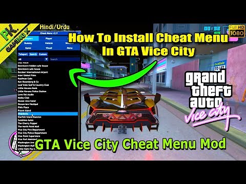How To install Cheat Menu In GTA Vice City🔥|| Cheat Menu For GTA Vice City😱 || Easy Installation