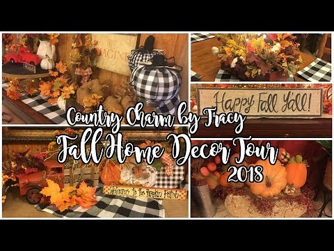 Fall Decor Home Tour 2018 | Primitive Country Decor | CountryCharmbyTracy