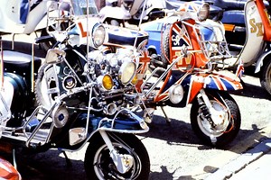 Mod Revival Scooter Run to Brighton, 1979