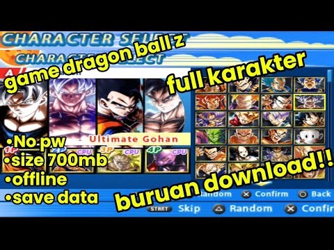 Game dragon ball z PPSSPP android no pw ‼️