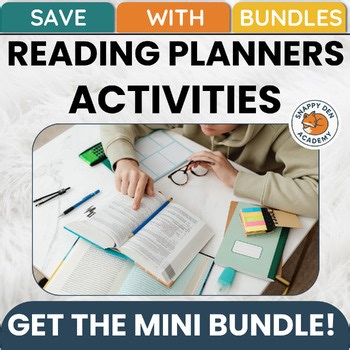 Read More Books Planners - Monthly Logs Trackers Book Challenges Mini Bundle