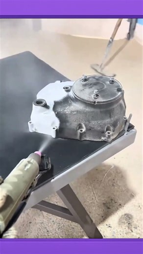 Painting Dirty Engine Block for Clean and Refreshed Appearance #automotive #repair