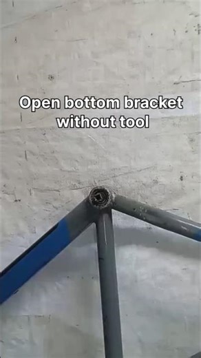 How to open mtb bottom bracket without tool #automobile#fittrip#bikelover#mtb#viral#shorts#1kviews