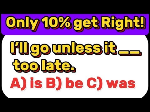 English Grammar Test: Think You Know English? Try This Mixed Grammar Test!