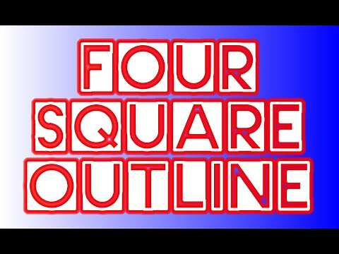 Writing an Essay 1: FOUR SQUARE OUTLINE