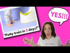 Potty train in 5 days: The REALISTIC method (that actually works)!